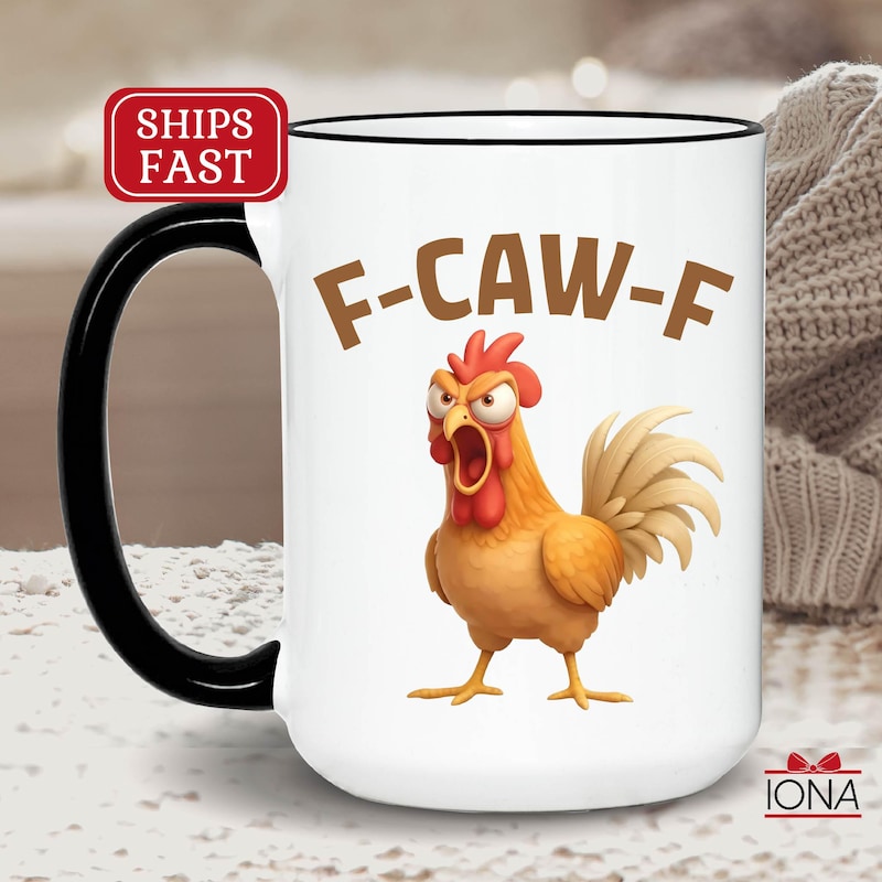F Caw F Coffee Mug - Etsy