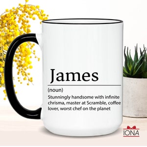 Personalized Name Mug, Funny Gift for Women, Men, Custom Name ...