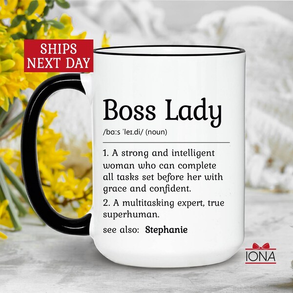 Boss Lady Mug - Etsy
