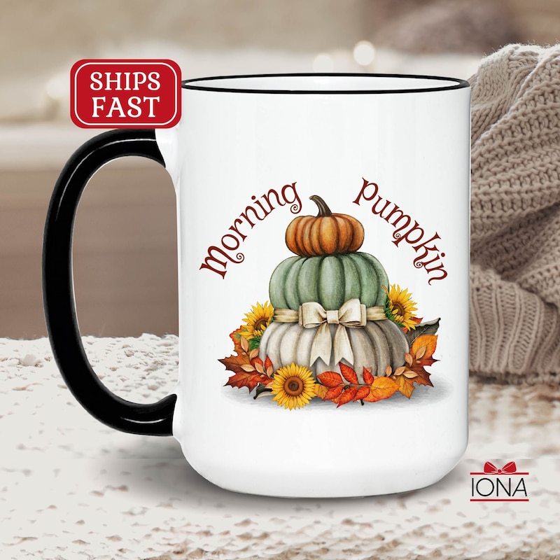 Morning Pumpkin Mug - Etsy
