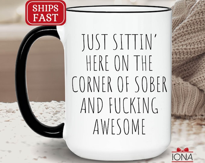Still Sober Bitches, Sober Gift for Mom, Sober Mug, AA Gift, Sobriety ...