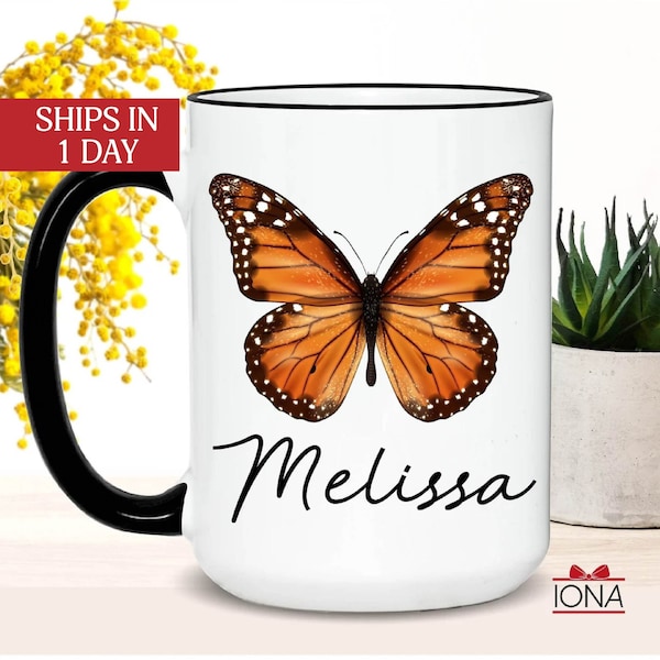Butterfly Coffee Mug - Etsy