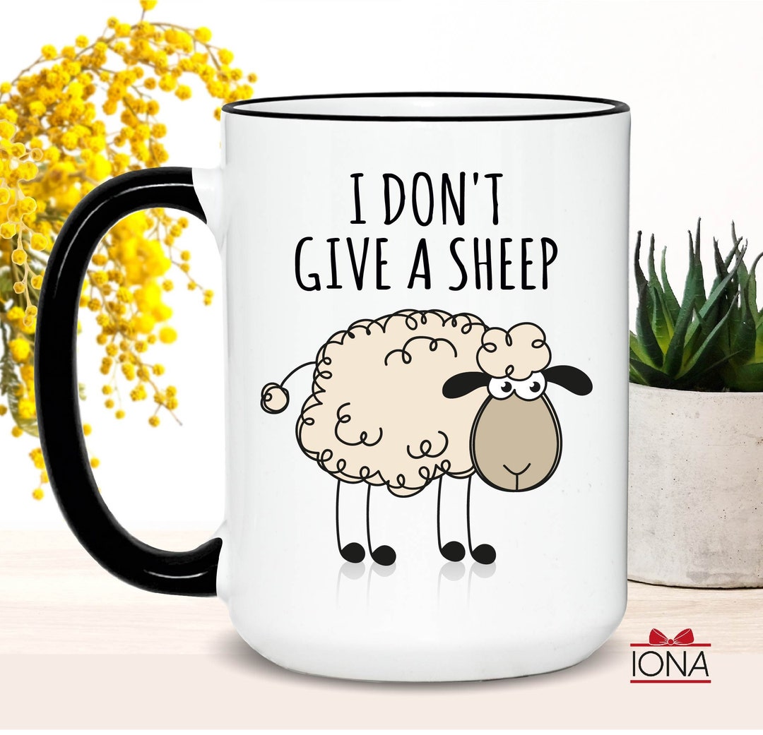 Funny Sheep Coffee Mug, Sheep Lover Mug, Gift for Farmer, Sheep Gift ...