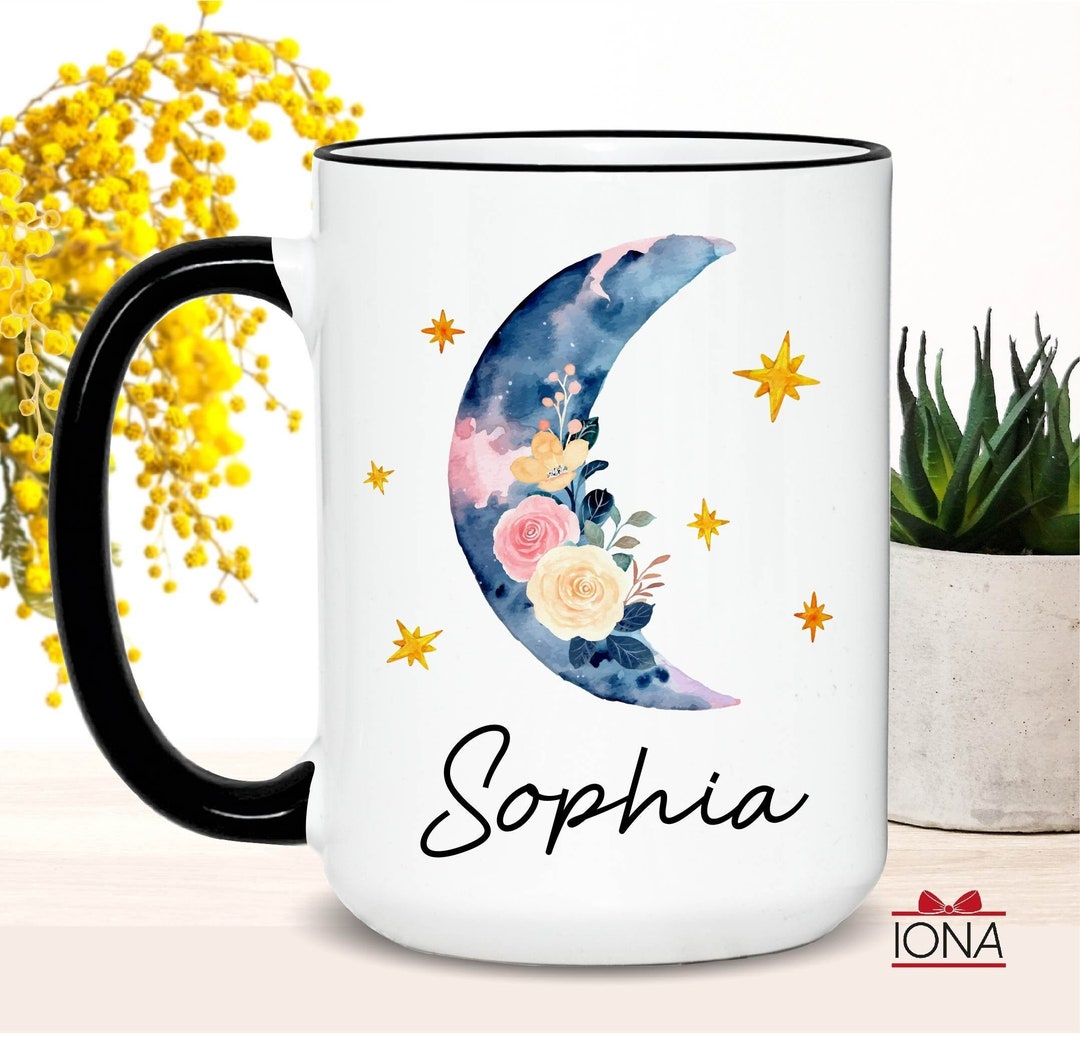 Moon Mug, Moon Coffee Mug, Moon Gifts for Women, Gift for Women, Custom ...
