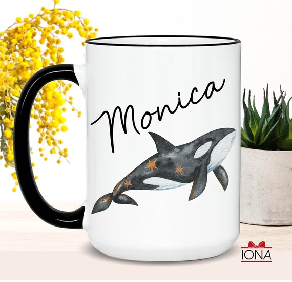 Orca Mug Orca Gift for Women Personalized Orca Coffee Mug | Etsy
