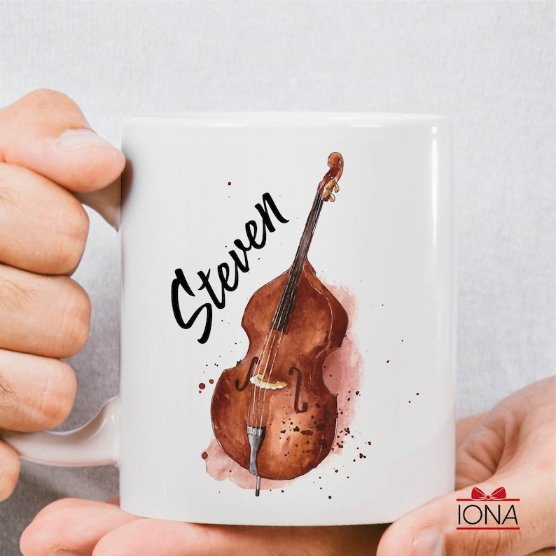 Cello Coffee Mug Custom Name Cello Player Gifts for Men Gift - Etsy