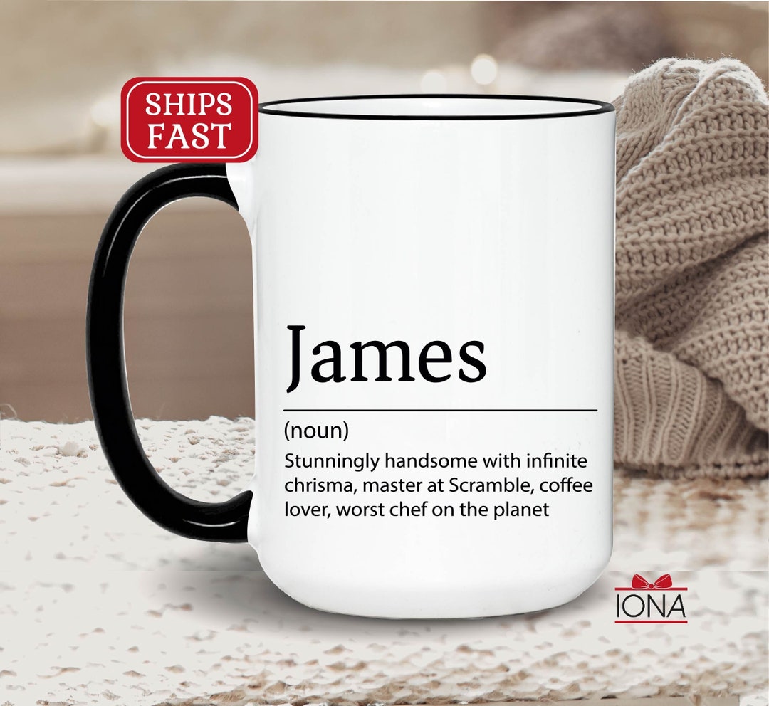 Personalized Name Mug, Funny Gift for Women, Men, Custom Name ...