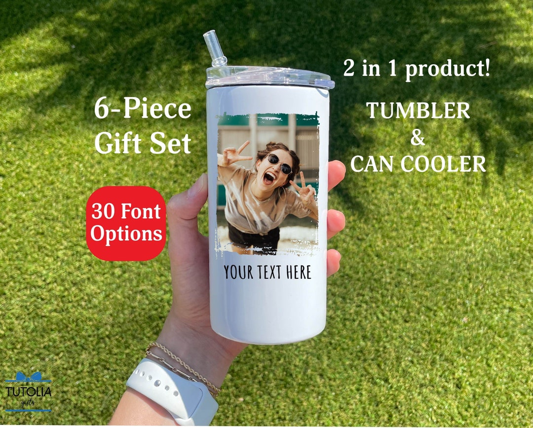Personalized Tumbler With Picture, Custom Photo Collage Tumbler With ...