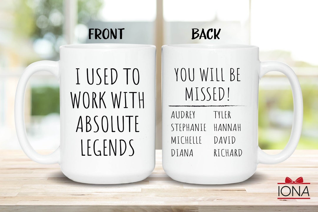 Coworker Leaving Coffee Mug, Funny Retirement Gift for Women Men, Co ...