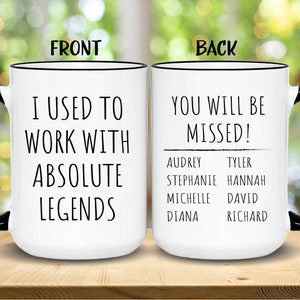 Coworker Leaving Coffee Mug, Funny Retirement Gift for Women Men, Co ...