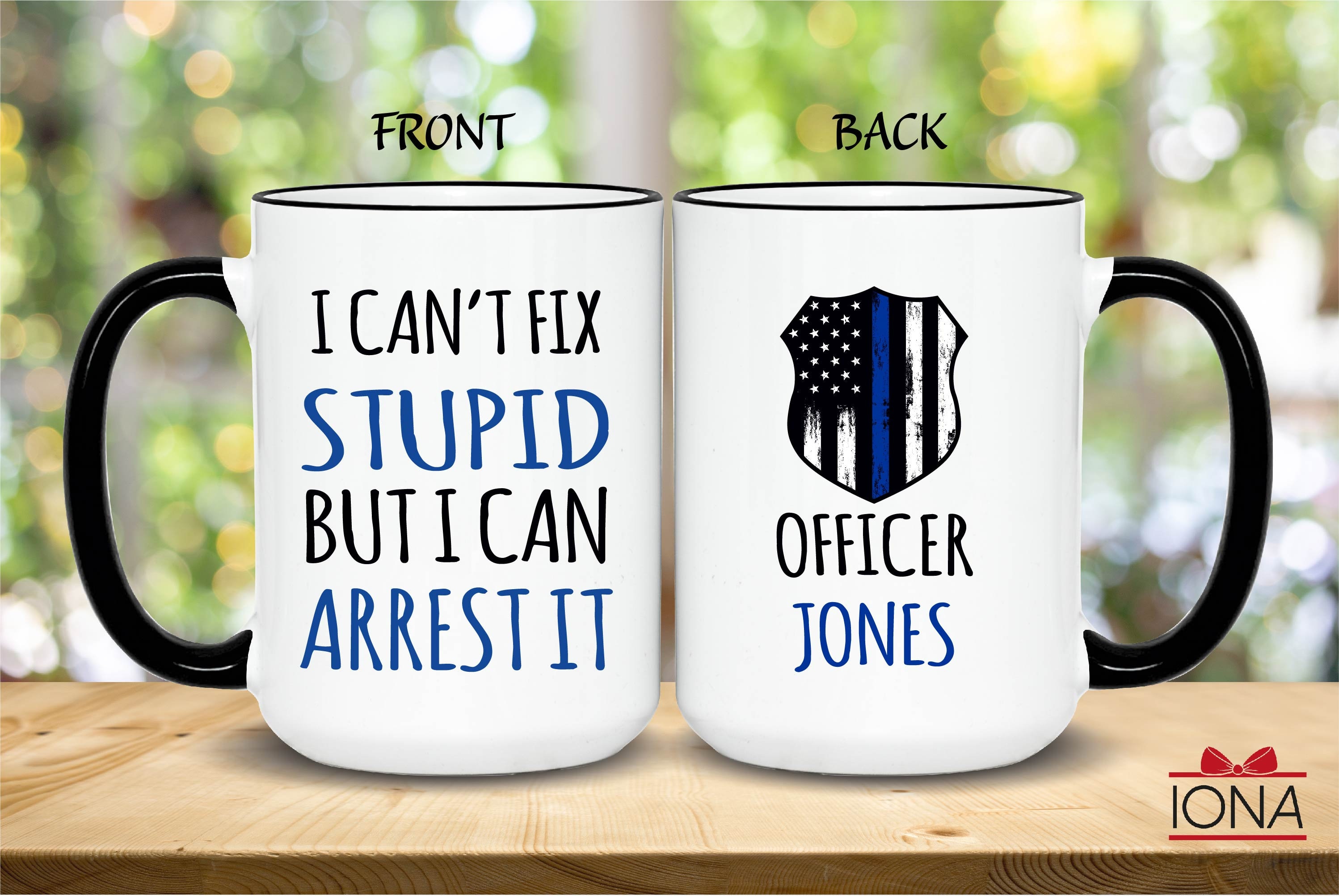 Personalized Police Officer Mug Police Officer Gifts Custom - Etsy