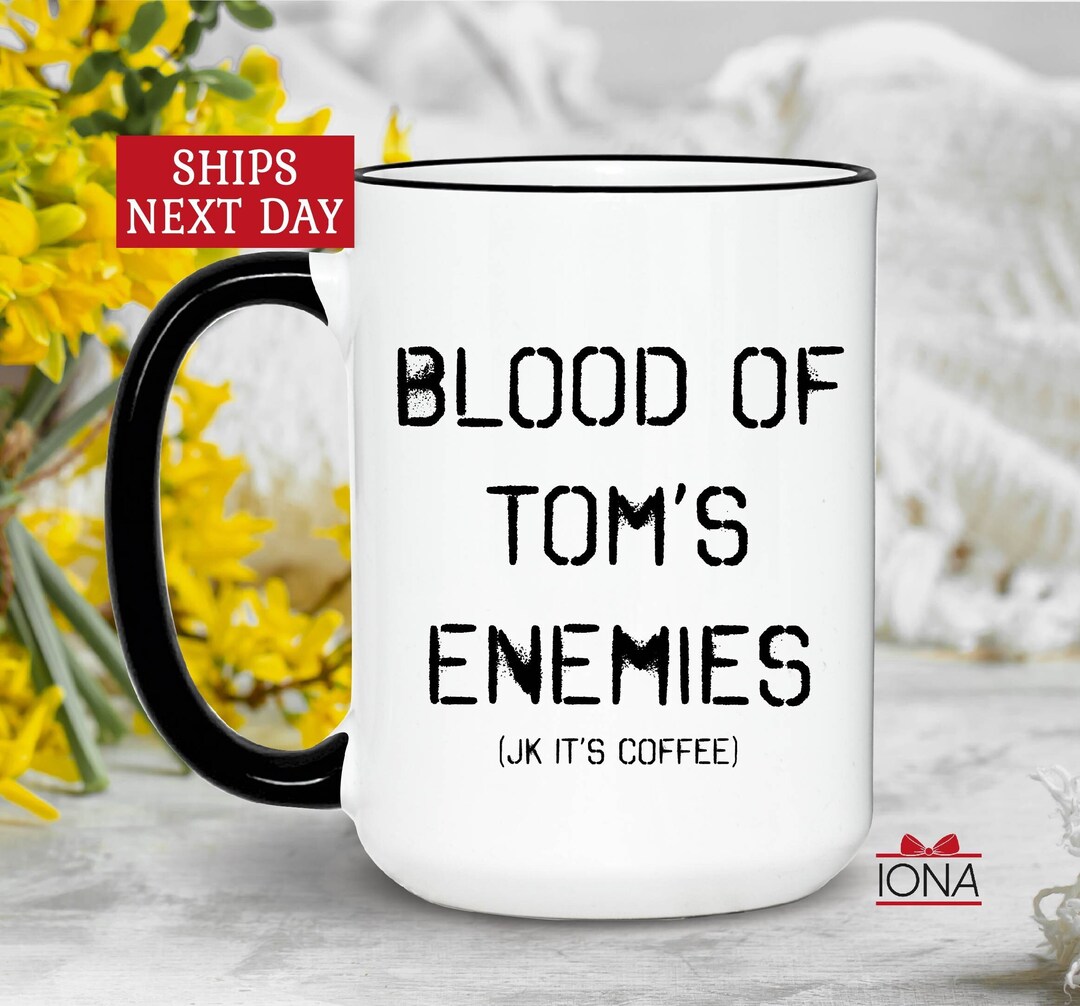Personalized Blood of My Enemies Coffee Mug, Scary Horror Mug, Custom ...