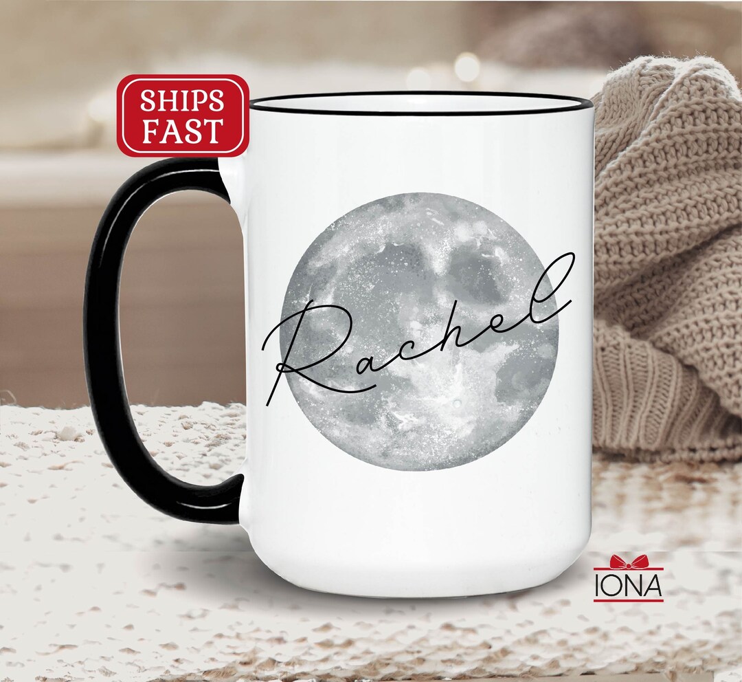 Moon Mug, Moon Coffee Cup, Moon Gifts for Women, Gift for Women, Custom ...