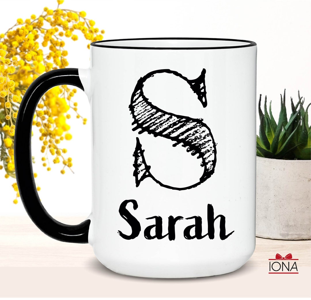 Personalized Name Mug, Gift for Women, Men, Coffee Cup With Custom Name ...