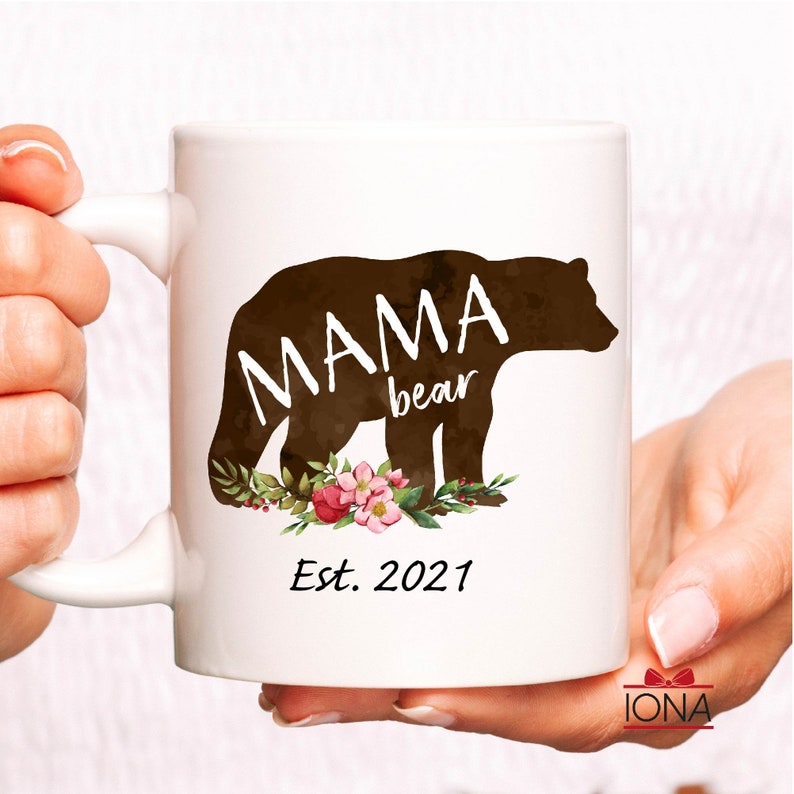 Mama and Papa Bear Mugs New Parent Coffee Mug Pregnancy - Etsy