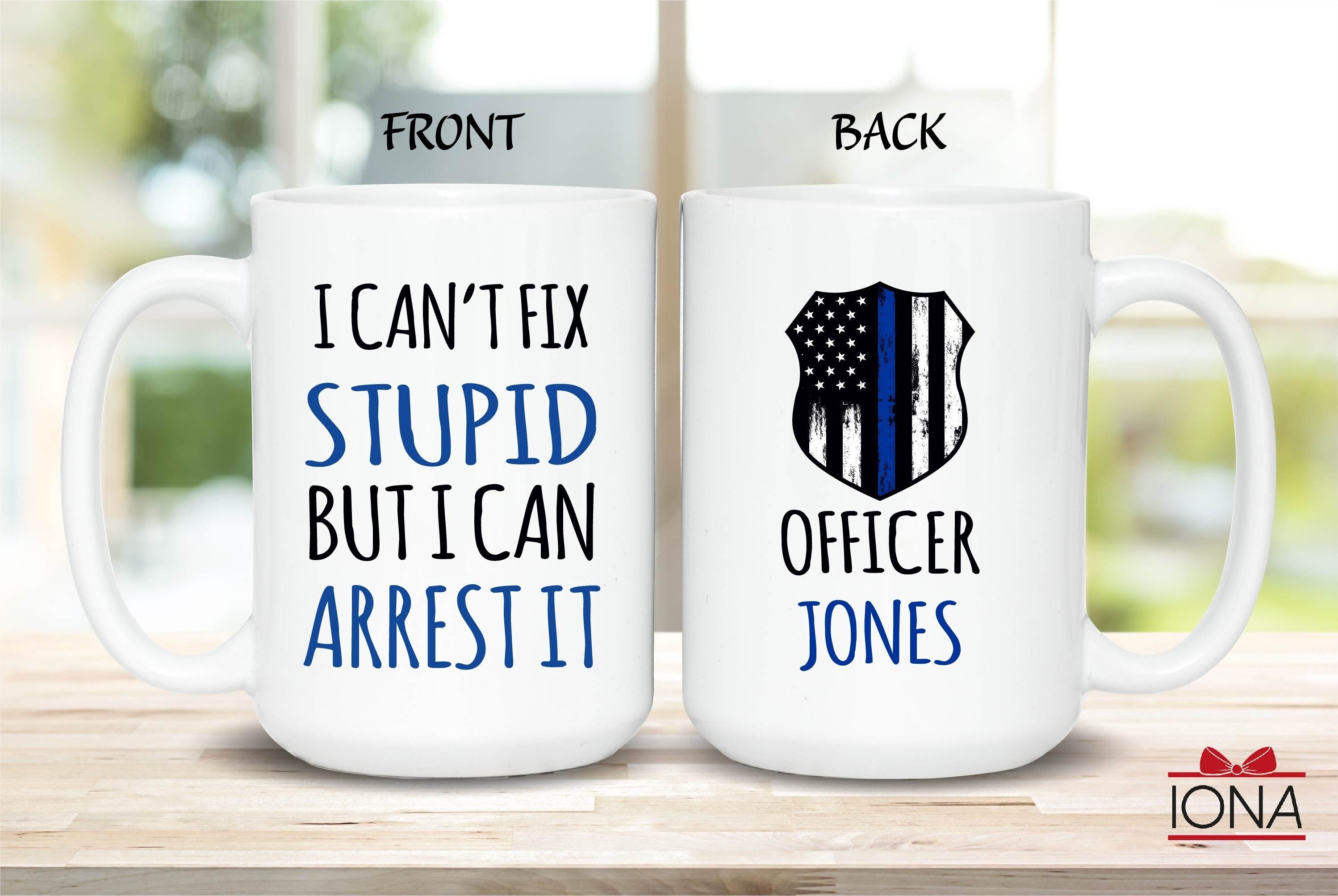Personalized Police Officer Mug Police Officer Gifts Custom - Etsy