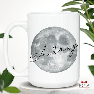 Moon Mug, Moon Coffee Cup, Moon Gifts for Women, Gift for Women, Custom ...