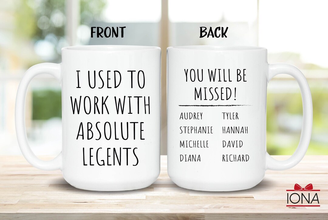 Coworker Leaving Coffee Mug Funny Retirement Gift for Women - Etsy
