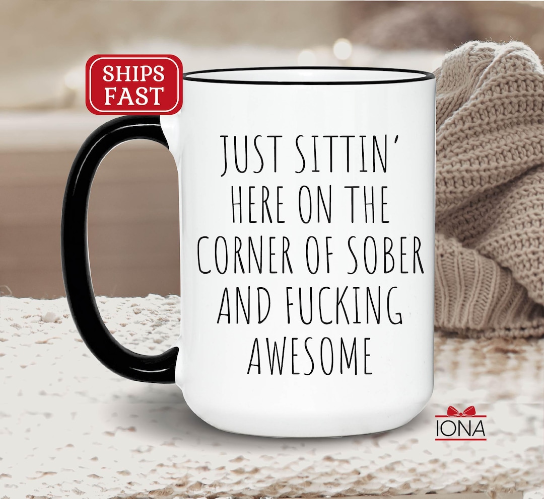 Sobriety Gifts, Sober Coffee Mug, Sobriety Anniversary Gift, Addiction ...