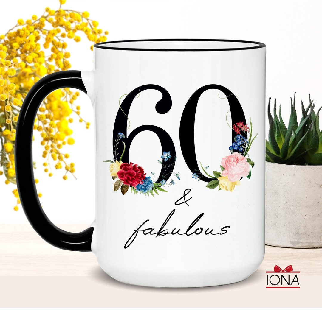 60th Birthday Gift, 60th Birthday Coffee Mug, Born in 1962, Sixty and ...