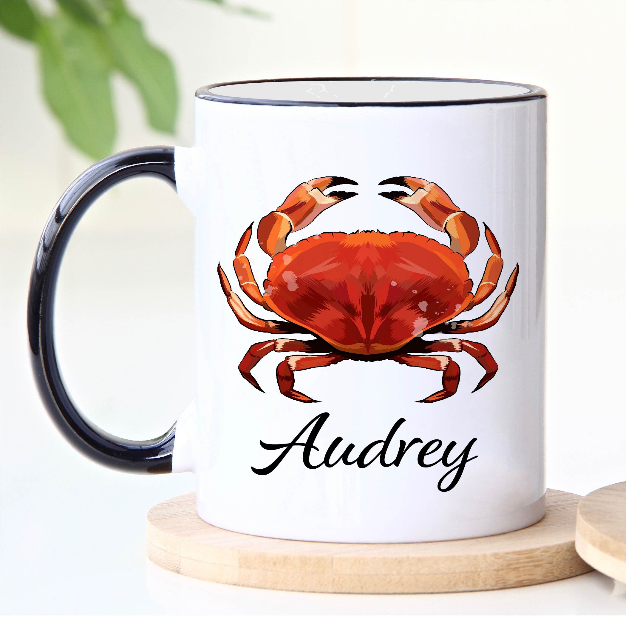 Personalized Crab Coffee Mug Custom Crab Lover Gifts for - Etsy