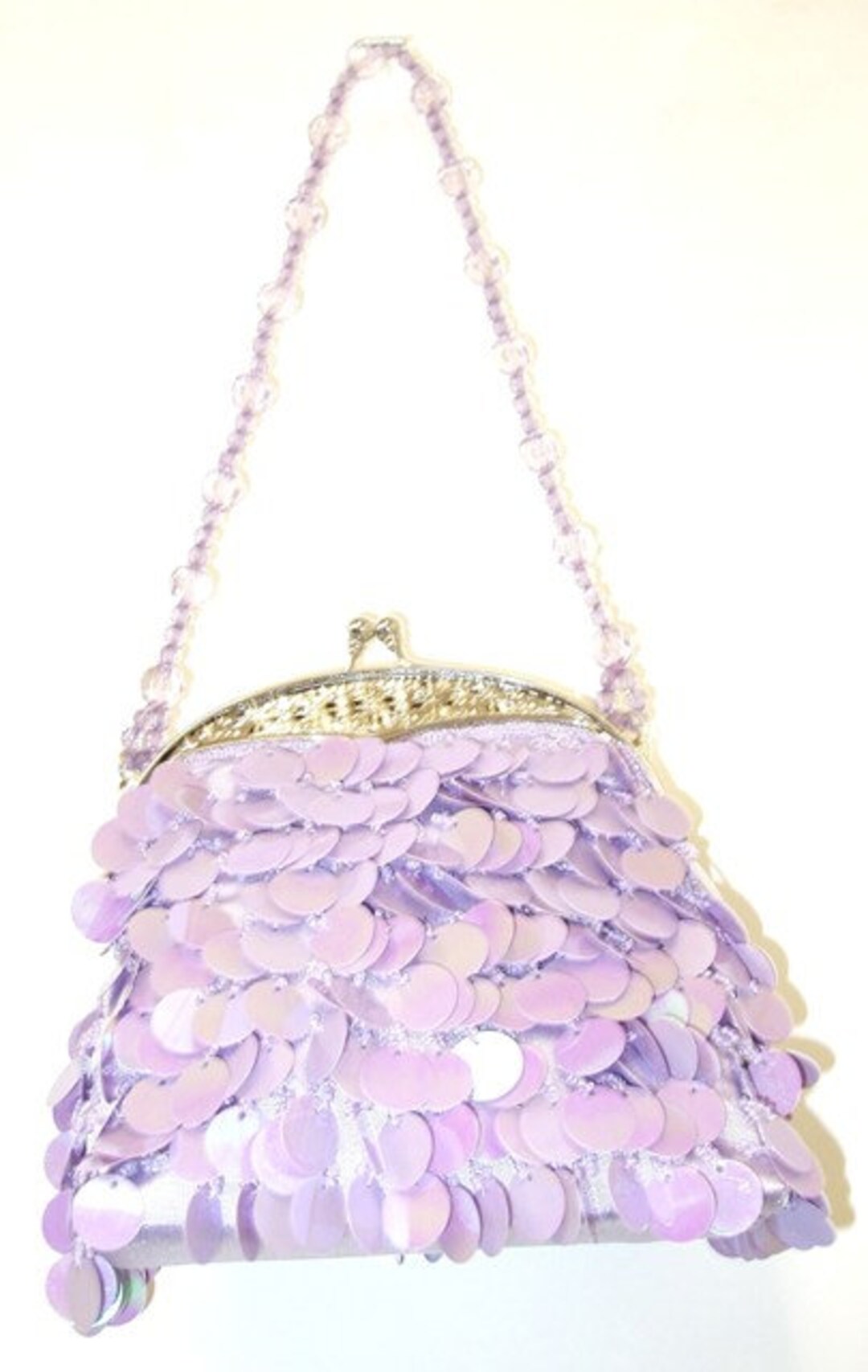 Sequin Purse Lavender Lite Purple - Etsy