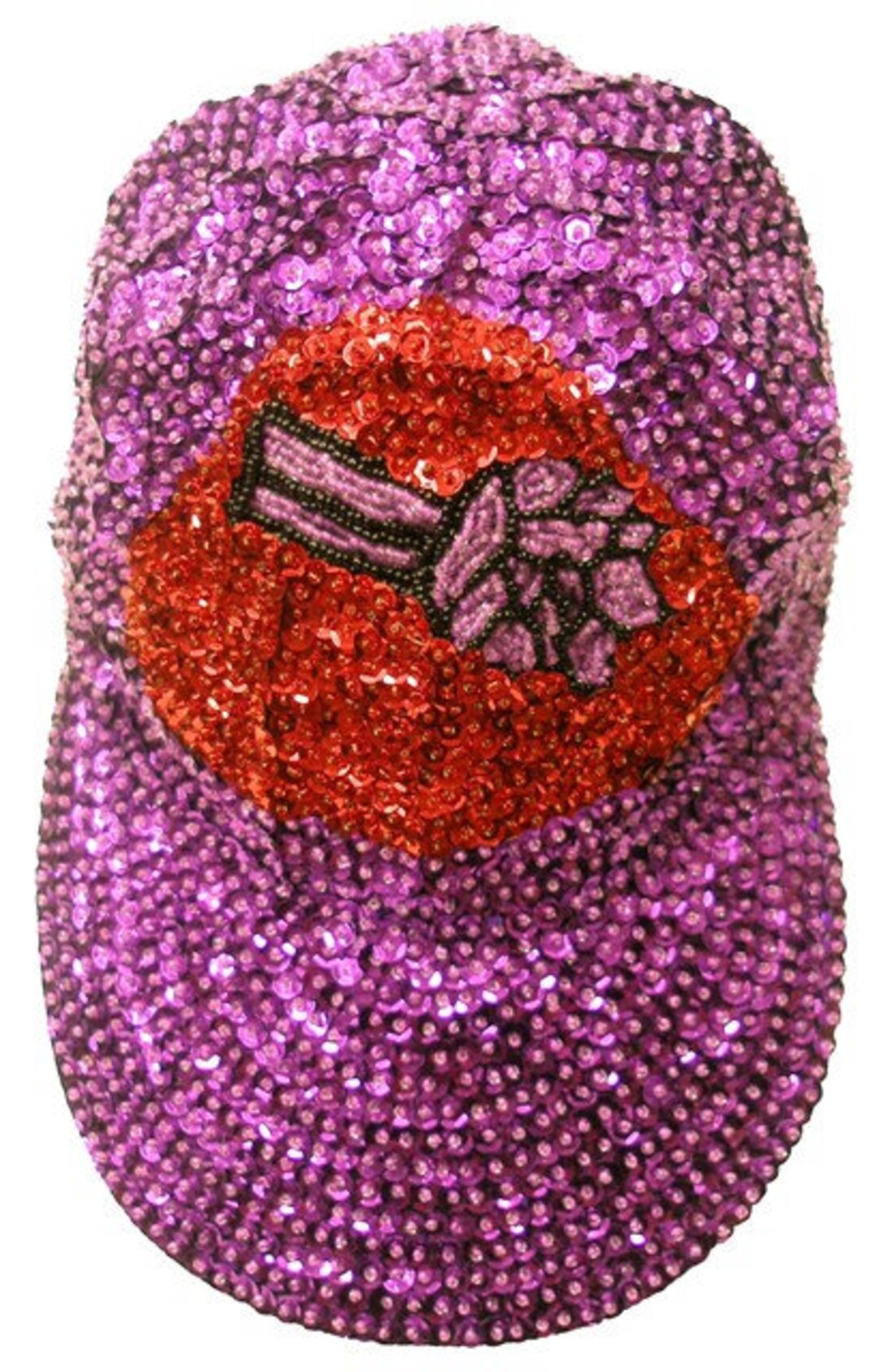 Sequin Baseball Cap RED HAT SOCIETY - Etsy