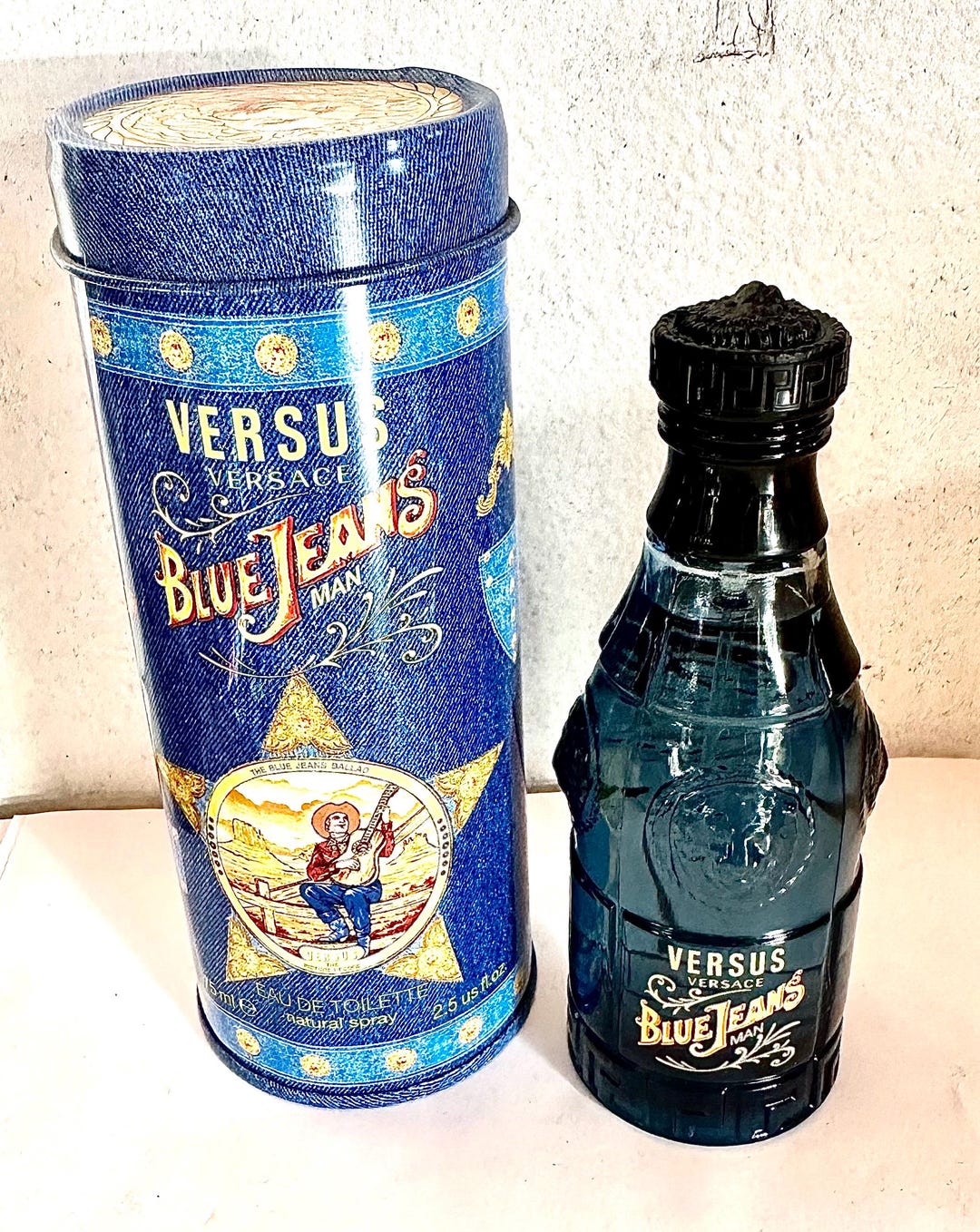 Versace Blue Jeans by Gianni Versace 2.5oz Eau De Toilette for Men - Etsy