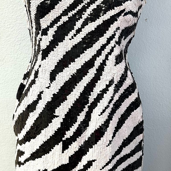 Zebra Print Dress - Etsy