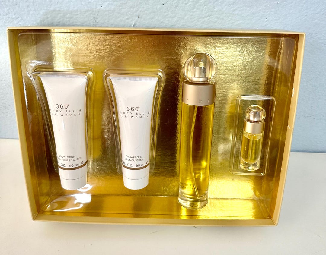 Perry Ellis 360 4pcs Perfume Set for Women - Etsy