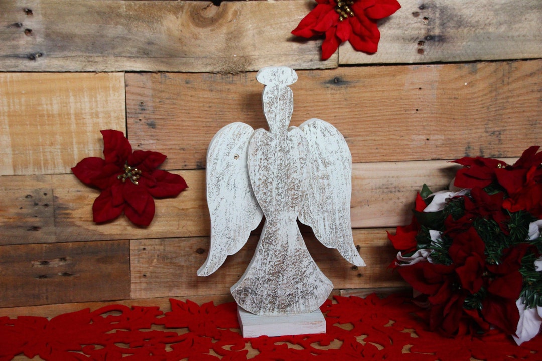 Rustic Reclaimed Wood Angel - Etsy