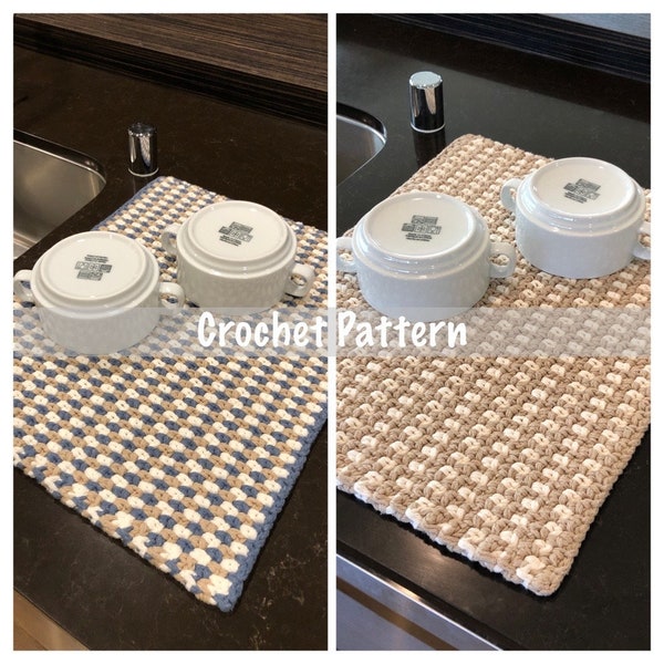 Dish Drying Mat - Etsy