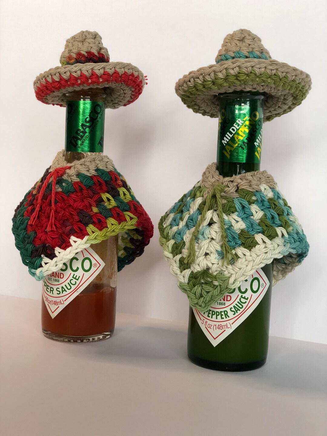 Crochet Mini Sombrero and Serape Set - Etsy