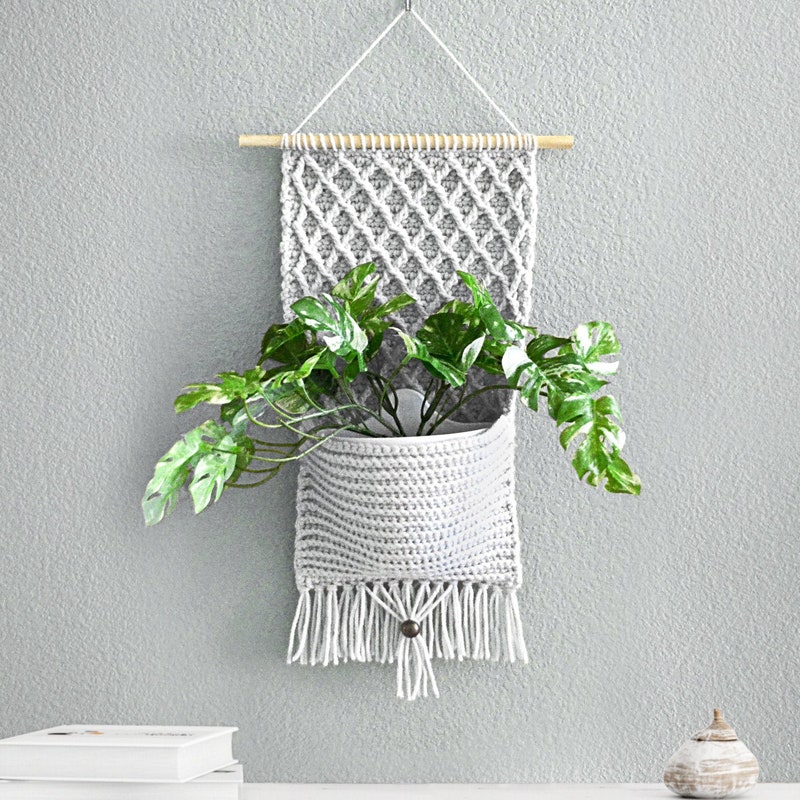 Plant Hangers Stick to Wall - Etsy
