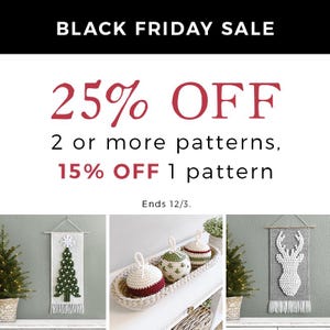 Crochet Merry Wall Hanging Pattern Christmas Holiday Crochet Patterns Merry Christmas Wall ...