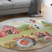 Farm Rug, Tractor Nursery Decor, Farm Nursery Decor, Barnyard Rug ...