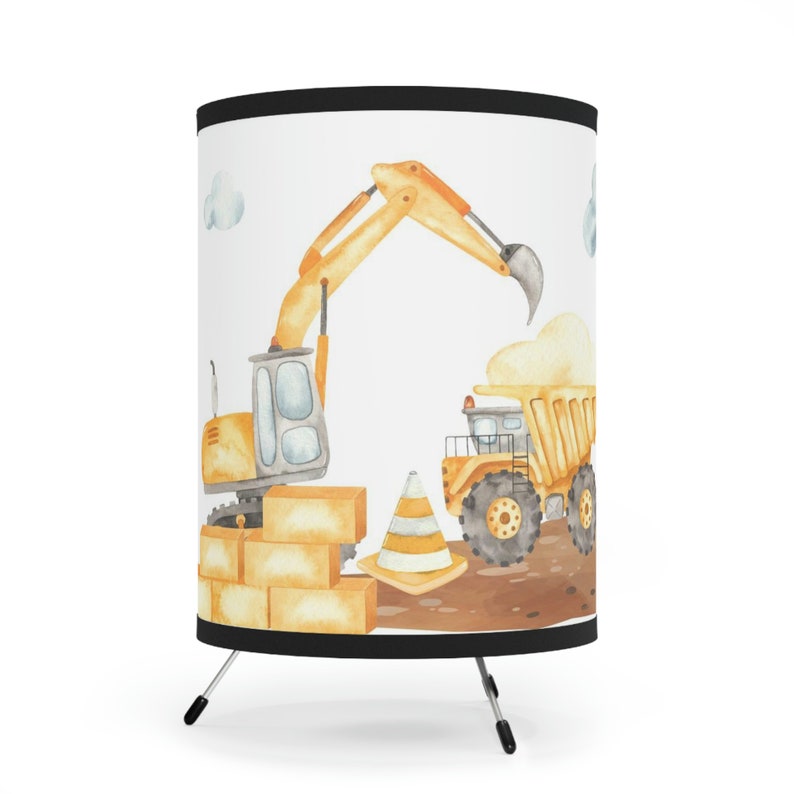 Construction Lamp Construction Nursery Decor Construction - Etsy
