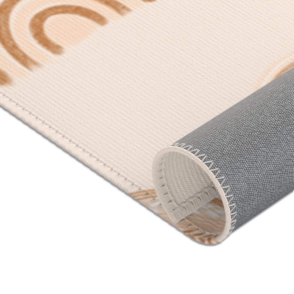 Rainbow rug nursery Boho rainbow nursery decor Gender | Etsy