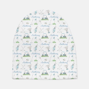 Personalized Golf Swaddle Set, Golf Name Blanket, Hospital Baby Blanket ...