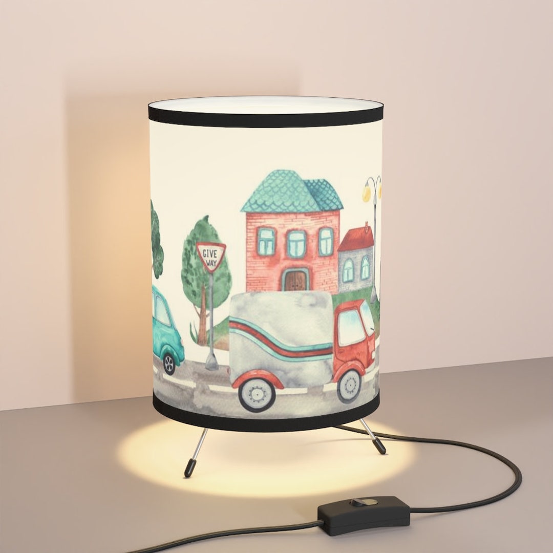 Transportation Lamp, Vehicles Nursery Lamp, Car Table Lamp, Baby Boy ...