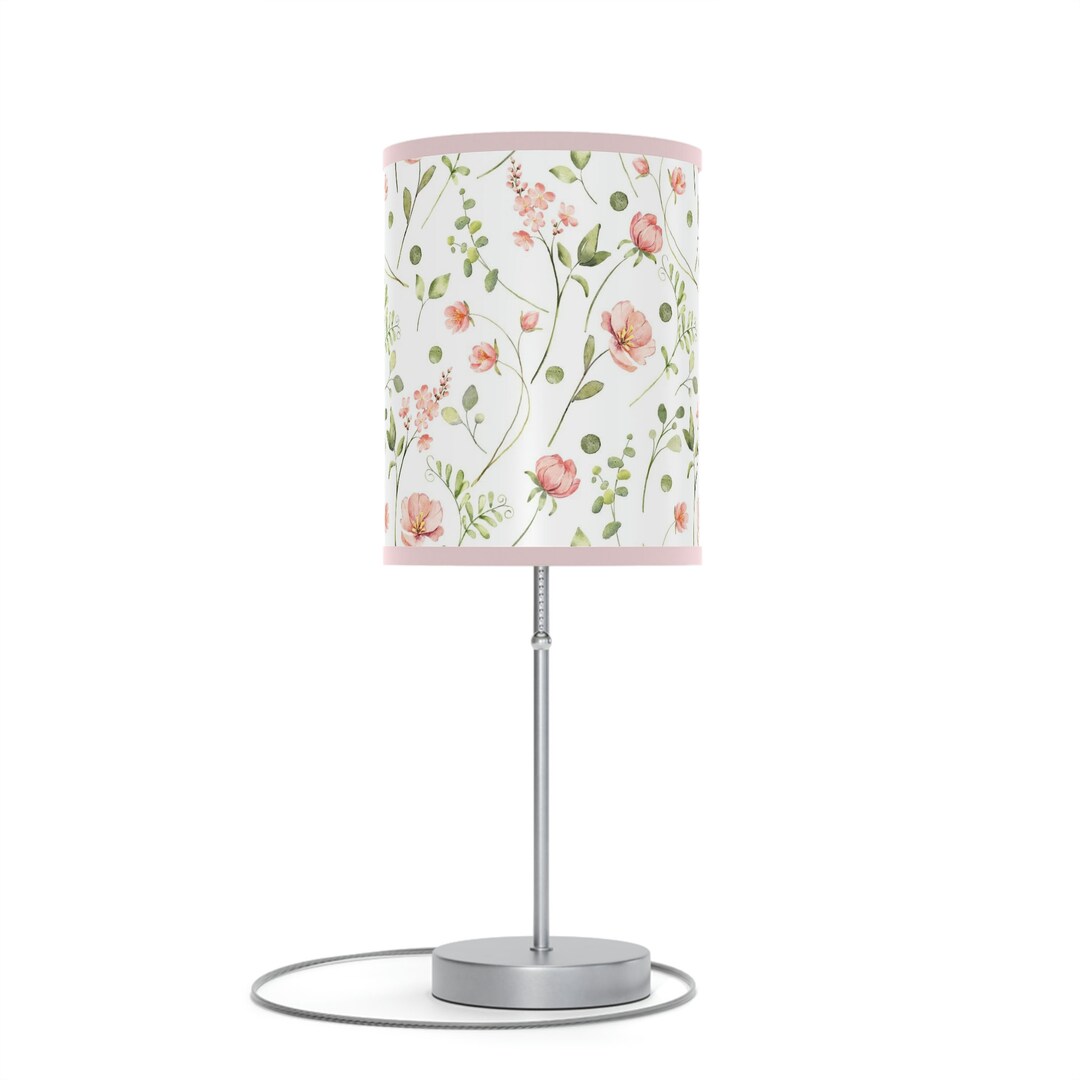 Wildflower Lamp, Poppy Lamp, Wild Flowers Nursery Decor, Floral Table ...