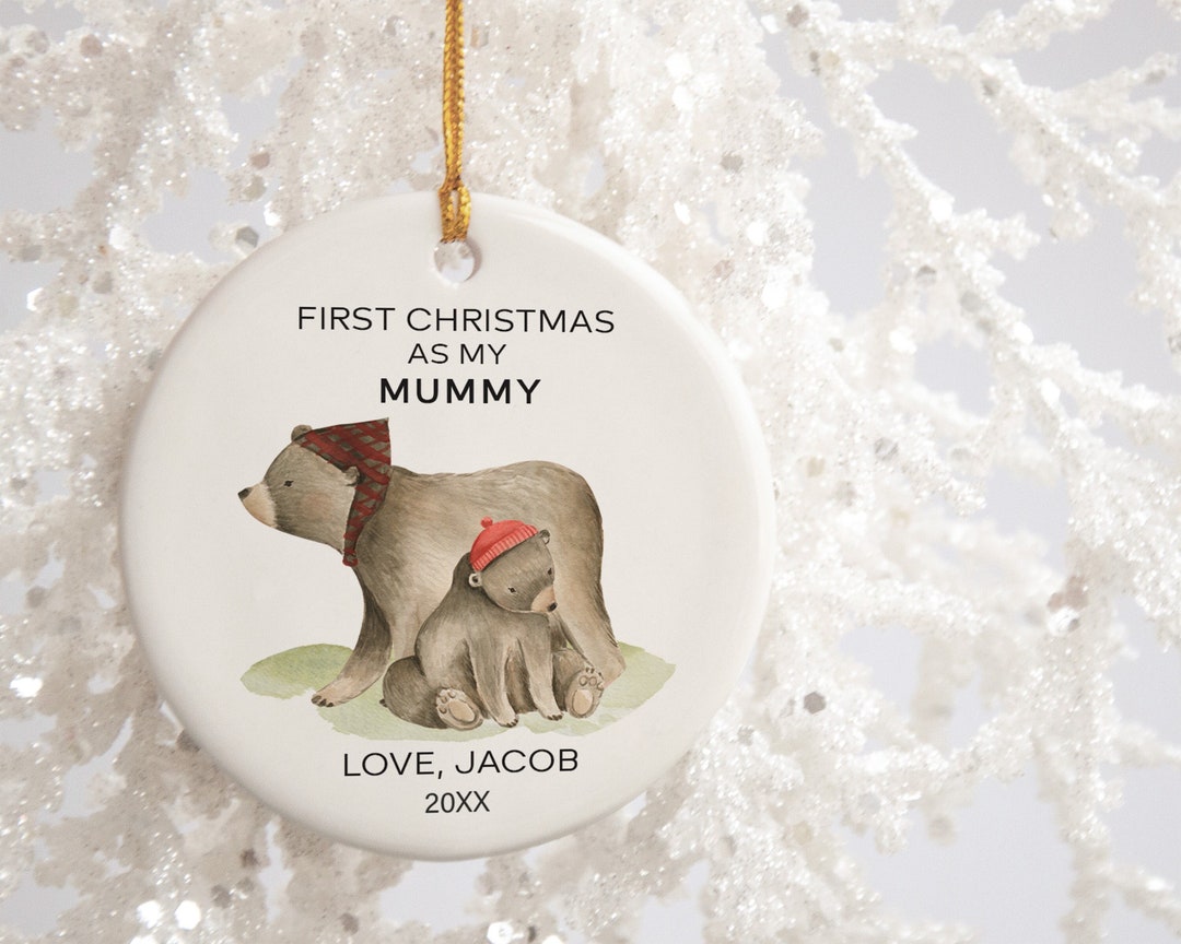 Personalized First Christmas as My Mummy, Bear Baby First Christmas ...