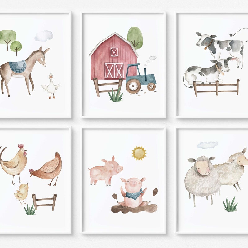 Farm Prints - Etsy