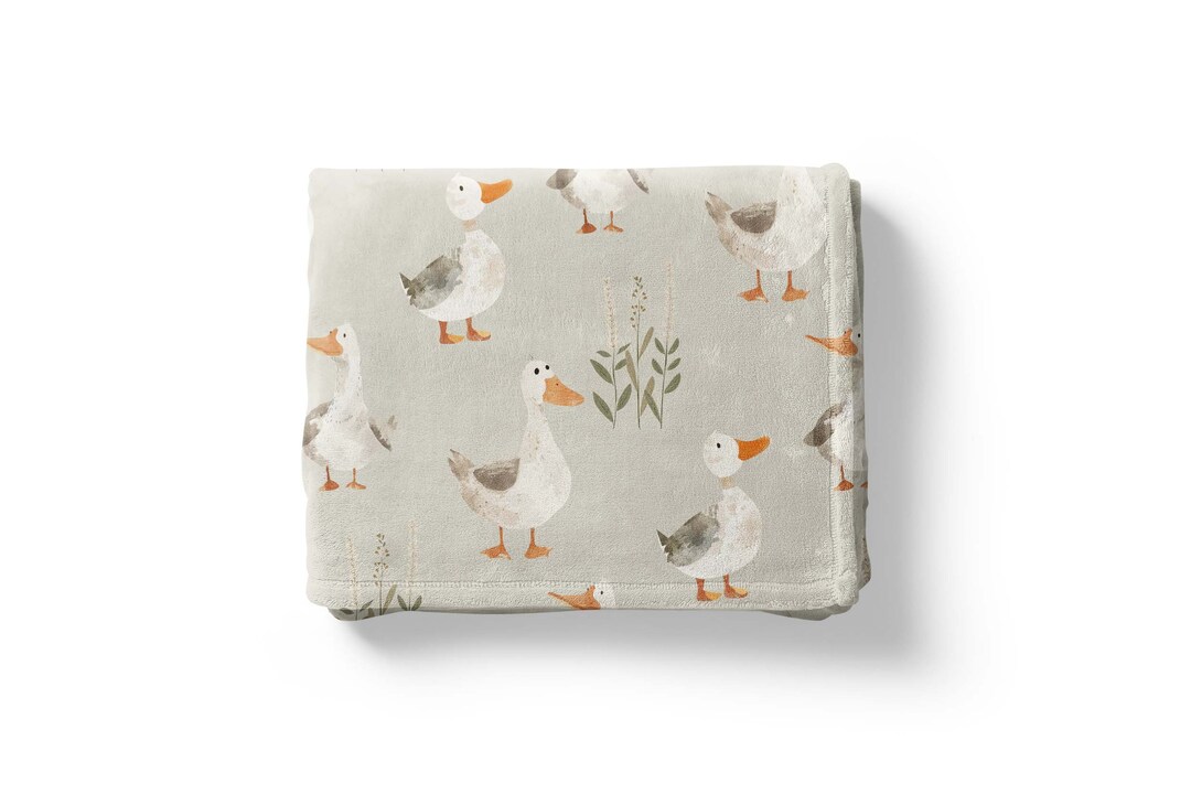 Duck Baby Blanket, Duck Crib Bedding, Duck Baby Gift, Duck Baby Bedding ...
