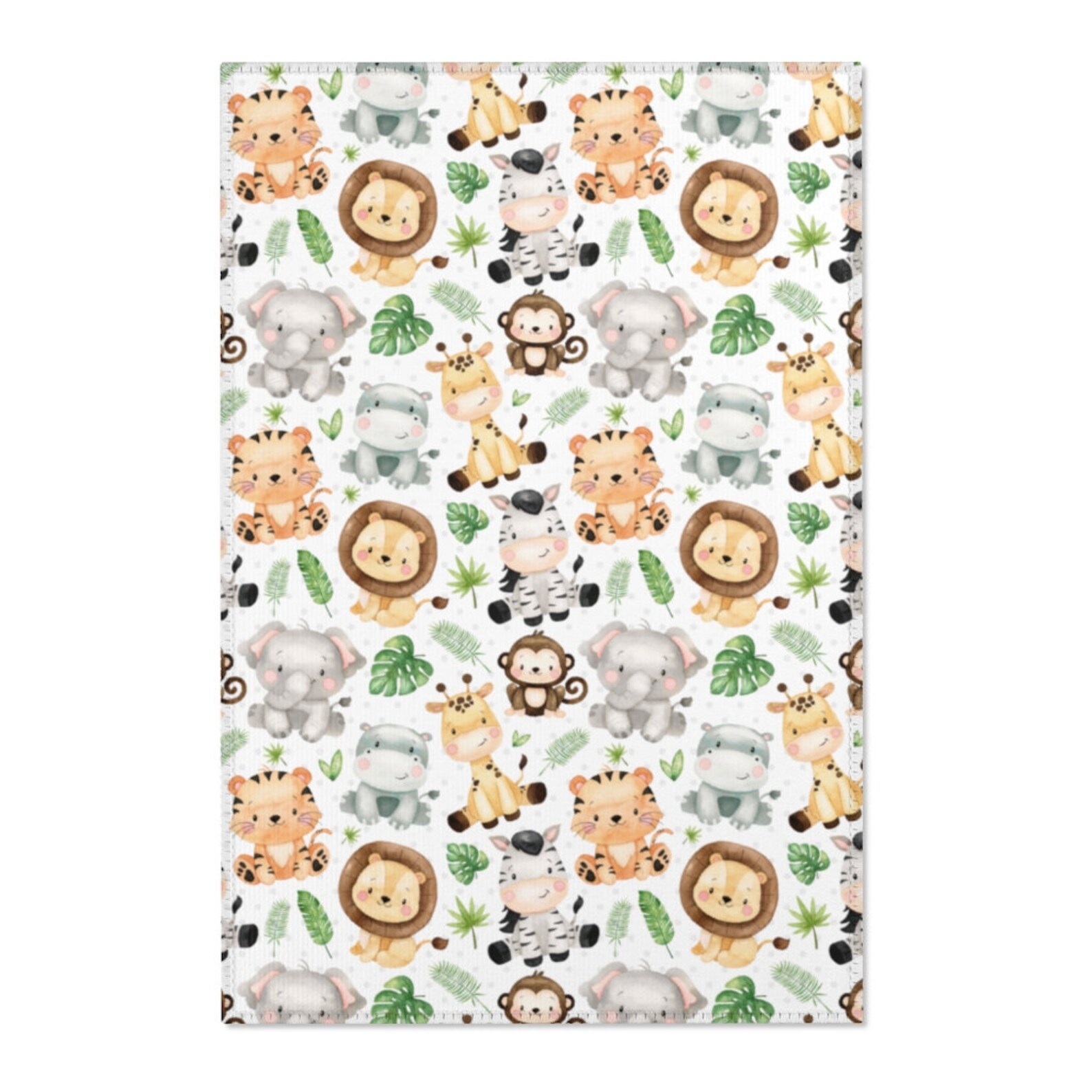 Safari Rug Nursery, Jungle Baby Boy Room Decor, Kids Play Room Rug Sae ...