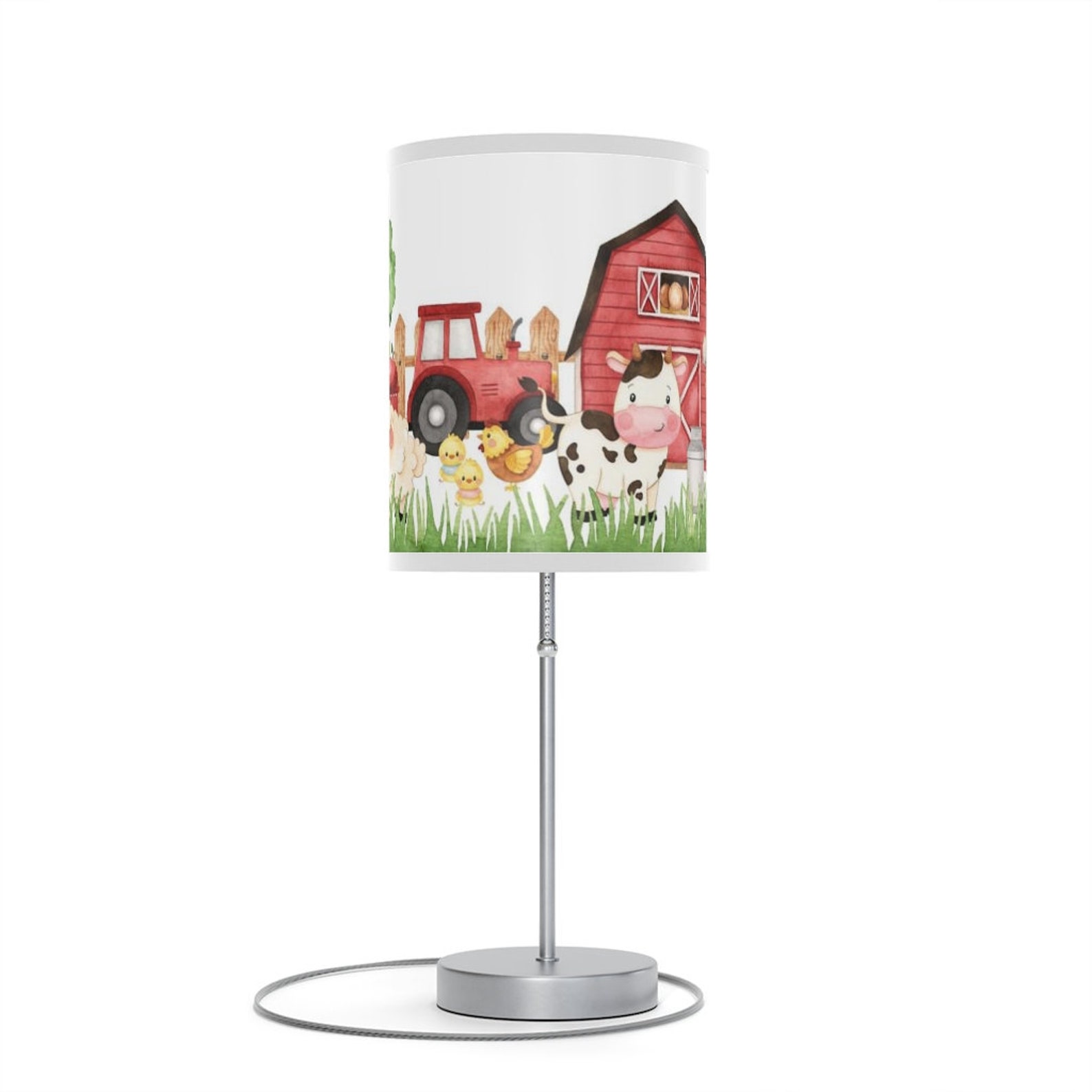 Farm Table Lamp Cow Horse and Pig Lamp Farm Baby Room Decor - Etsy