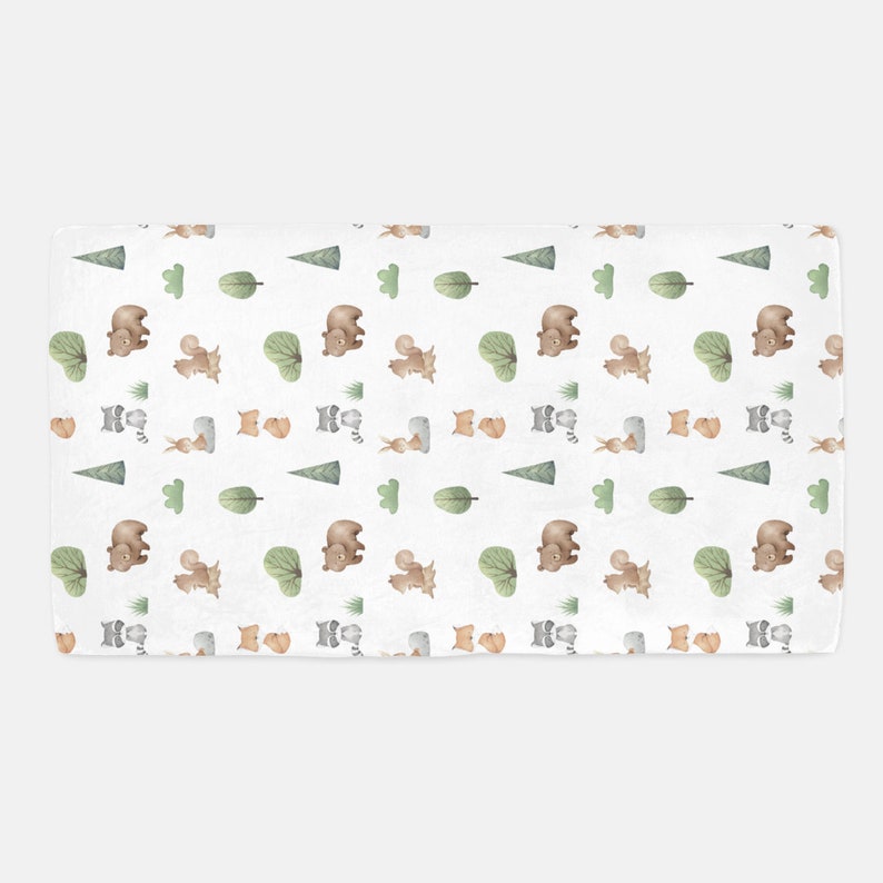 Baby Woodland Animals Crib Sheet Woodland Nursery Bedding - Etsy