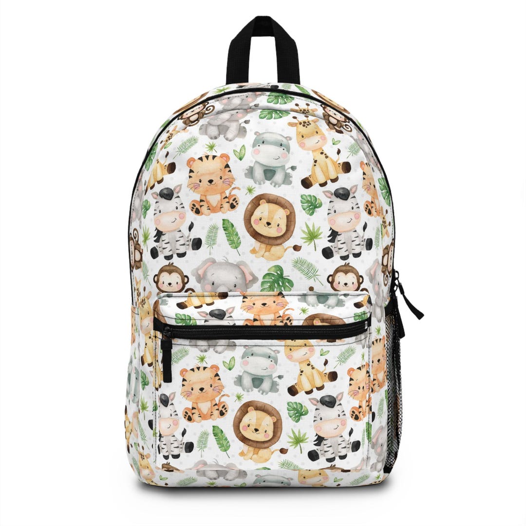 Safari Backpack, Jungle Backpack, Kids School Bag, Toddler Backpack ...