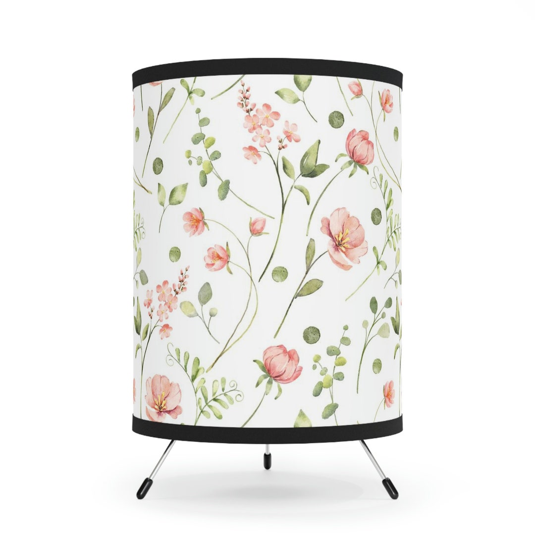 Poppy Lamp, Wild Flower Lamps, Wildflowers Nursery Decor, Floral Table ...