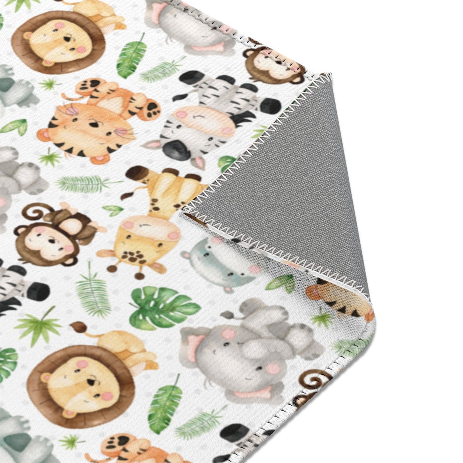 Safari Rug Nursery, Jungle Baby Boy Room Decor, Kids Play Room Rug Sae ...